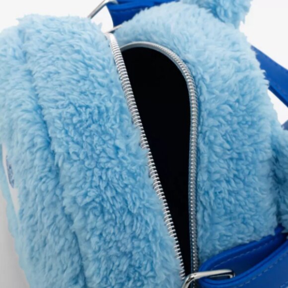 Hot Topic | Bags | Loungefly Care Bears Grumpy Bear Fuzzy Crossbody Bag ...